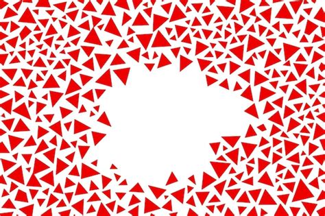 Abstract Red Triangle Pattern Background Premium Ai Generated Image
