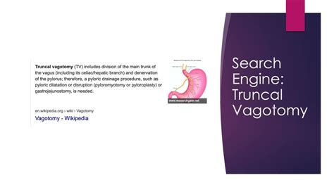 Truncal Vagotomy Open