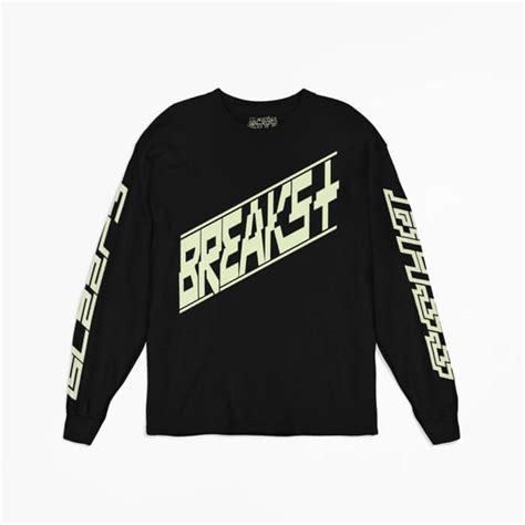 Bleeps Breaks Bass Long Sleeve Rave Black T Shirt By Trevor