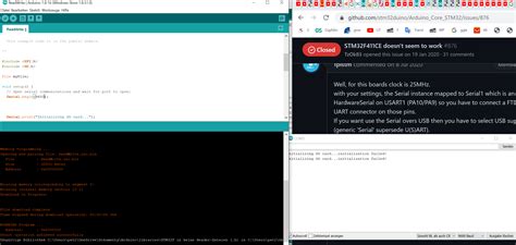Stm32f411ce Doesnt Seem To Work · Issue 876 · Stm32duinoarduinocore
