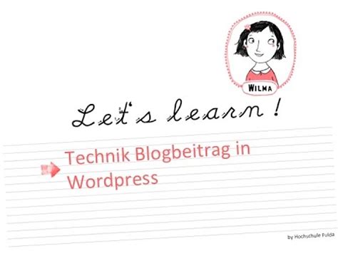 Wilmas Tutorials Blogbeitrag In Wordpress Einstellen YouTube