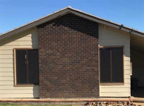 Cladding Over Brick Concrete Besser Block Fibro Abbey Thermalboards House Cladding