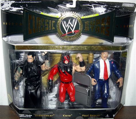Undertaker Kane Paul Bearer Wwe Classic Super Stars Action Figure