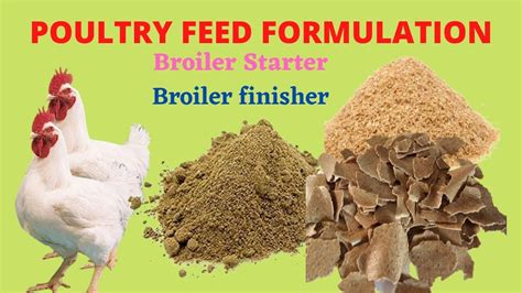 Broiler Feed Formulation Make Your Own Poultry Feed