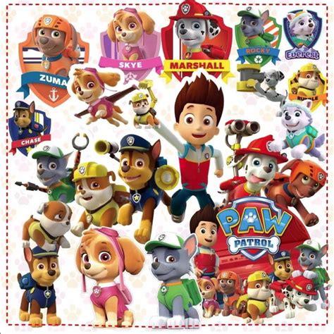 Super Kit Digital Patrulha Canina Scrapbook Elo7