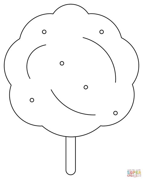 Cotton Candy Template Printable