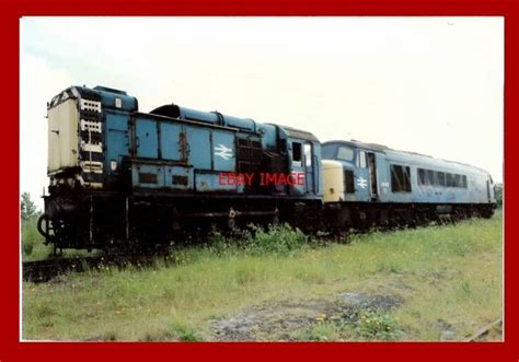 Photo Br Class 08 Shunter Loco No 08406 And Class 45 Both Scrapped £1 65 Picclick Uk