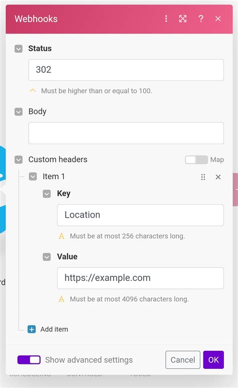 Form Redirect With Webhook Response From Make Error Message From