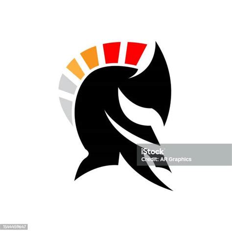 Spartan Design Vector Viking Guardian Fighter Simple Greek Warrior