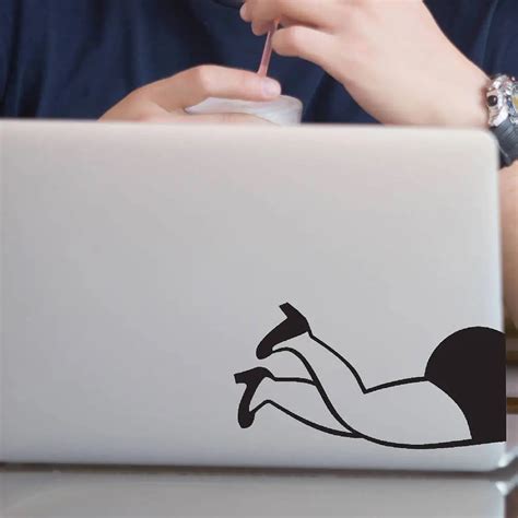 Funny Sexy Legs Laptop Stickers Creative Macbook Car Art Vinyl Decor