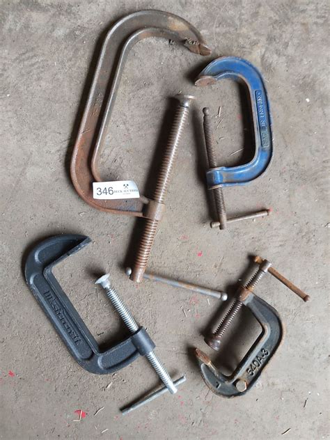 Assorted Clamps Beck Auctions Inc