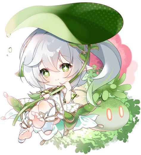 Slime And Nahida Genshin Impact Drawn By Yuni Irohasuiroiro Danbooru