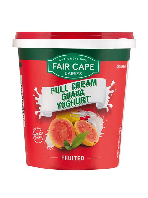 Full Cream Fruted Gauva 1kg New Fair Cape Dairies