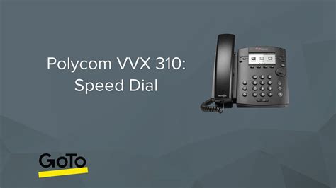 Polycom VVX Speed Dial Keys YouTube