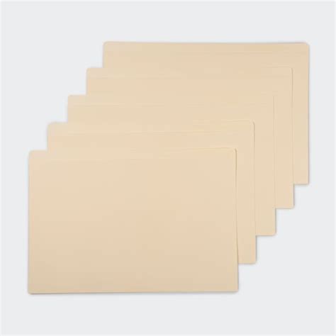10 Pack Foolscap Manilla Folders Kmart