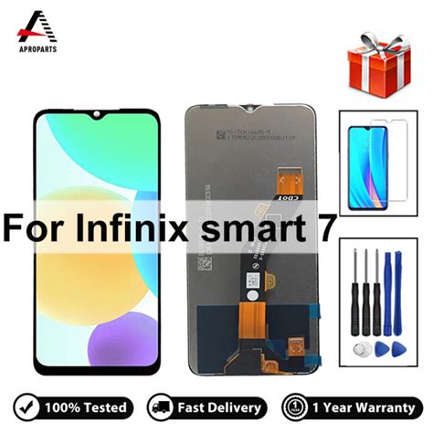 Top Quality Lcd For Infinix Smart 7 X6515 Display Touch Screen Digitizer Assembly Replacement