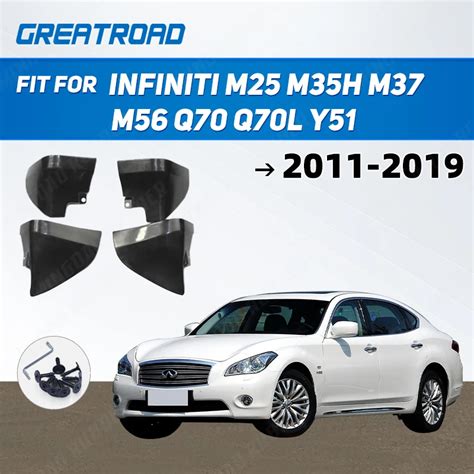 Car Mudflap For Infiniti M25 M35h M37 M56 Q70 Q70l Y51 2011 2019 Fender