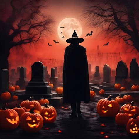 Premium Ai Image Halloween Special Pumpkin Background