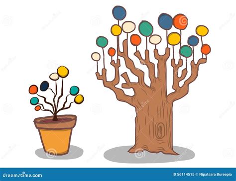 Tree Network Topology Stock Image CartoonDealer