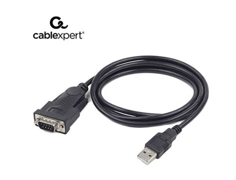 Καλώδιο Cablexpert (UAS-DB9M-02) USB-A σε RS232 9-pin male 1.5m - Μαύρο ...