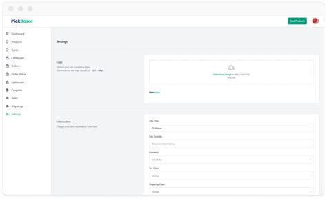 Pickbazar Laravel Laravel Ecommerce Template