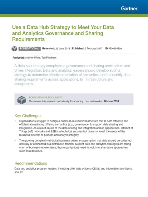 Use A Data Hub Strategy To M 295309 Pdf