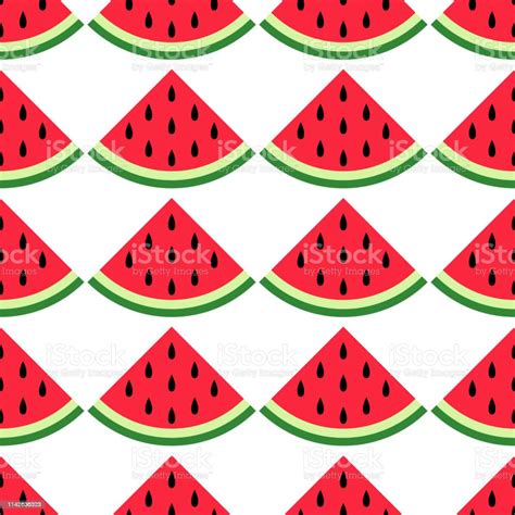 슬라이스 박과 완벽 한 패턴입니다 육즙 과일과 열매 벡터 일러스트 레이 션 배너 포장 종이 벽지 직물 의류에 인쇄 합니다 귀여운