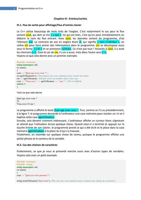 SOLUTION: Programation en c chapitre iii - Studypool