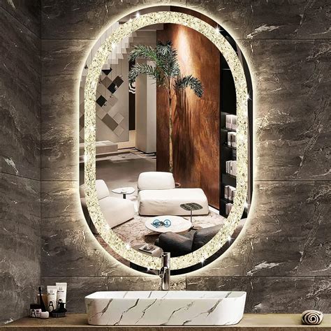 Oval Led Makeup Mirror At Janita Huang Blog