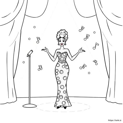 Josephine Baker Malvorlage