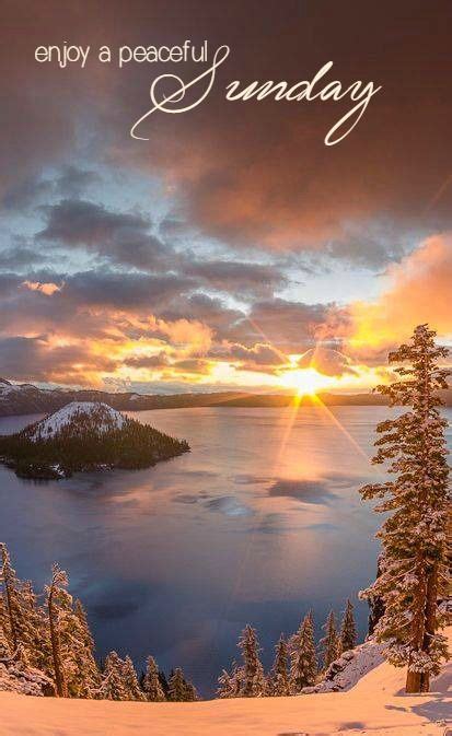 Sunday Greetings At Sunrise Lake