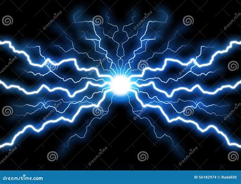 Blue Lighting Stock Illustration Illustration Of Energy 56182974