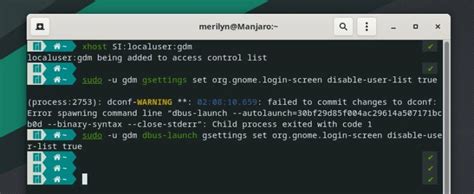Single Command To Hide User Accounts In Gdm Login Screen Of Fedora 39