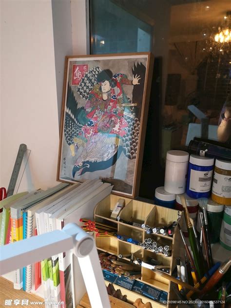 浮世绘装饰画摄影图美术绘画文化艺术摄影图库昵图网