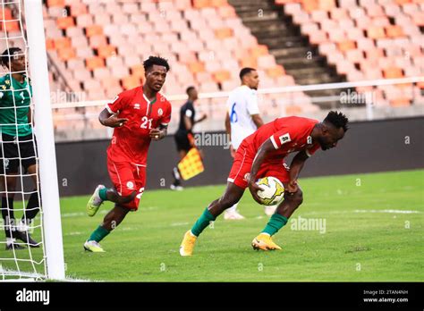 Dar Es Salaam Tanzania November 19 Hussein Shabani 9 And Abedi Bigirimana Of Burundi
