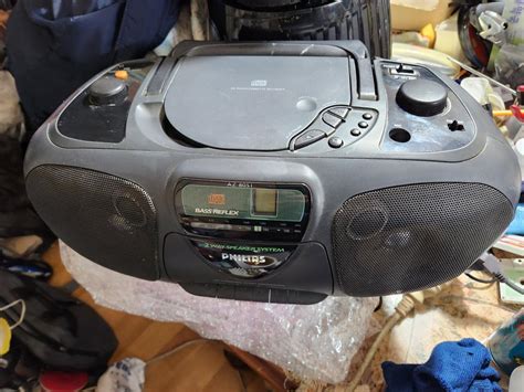필립스 레트로 엔틱 포터블 라디오 카세트 시디 플레이 세컨웨어헬로마켓