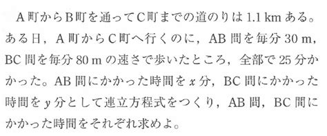 25 中2 数学 連立方程式の利用 割合 リタ・ベルナル