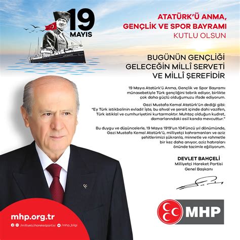 Engin Arapoğlu on Twitter RT MHP Bilgi 19 Mayıs Atatürk ü Anma