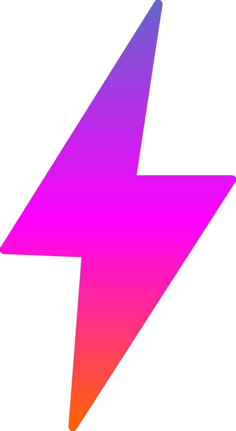 Thunder Glyph Gradient Icon 39415470 Vector Art At Vecteezy