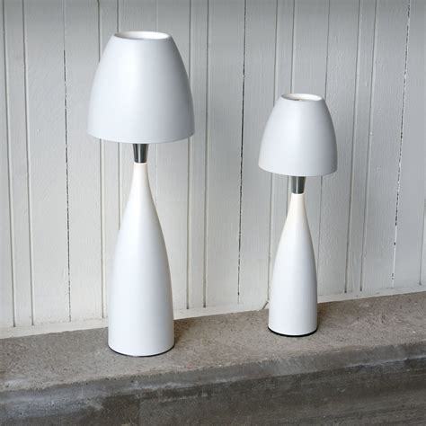 Belid Anemon Small Table Light In Flat White Dusk Lights Dusk Lighting