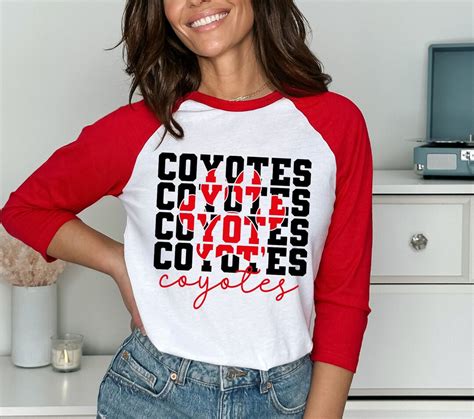 Stacked Coyotes Paw Svg Coyotes Mascot Svg Coyotes Svg Etsy
