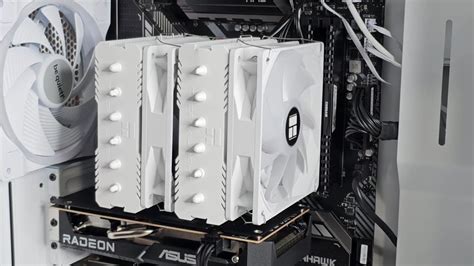 Peerless Assassin 120SE White ARGB CPU Cooler Install Temps Unboxing