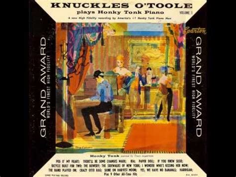 Knuckles O Toole Knuckles O Toole Plays Honky Tonk Piano 1956 Vinyl