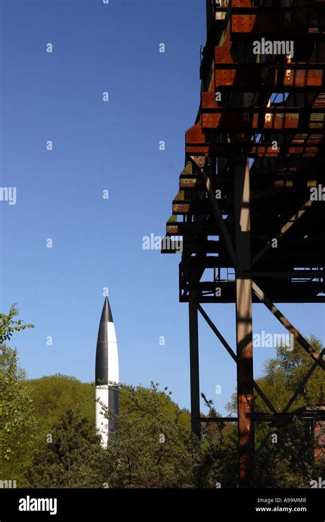 An A4 Rocket On Display At The Historic Military Research Site Of