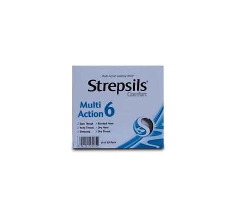 Strepsils Multi Action 6 12mg Tablet 15 S Uses Benefits Side Effects