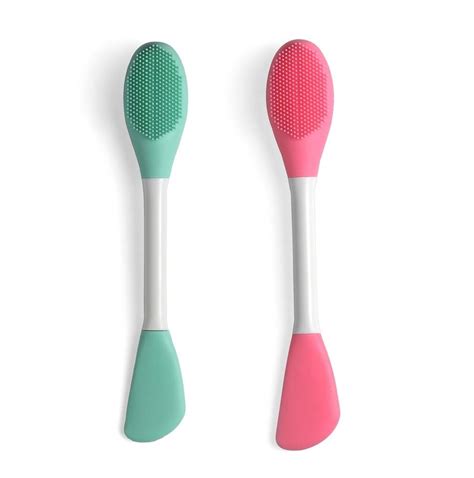 Lassky Silicone Brushesdouble Ended Silicone Face Mask Brushfacial