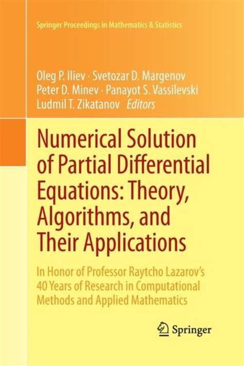 Numerical Solution Of Partial Differential Equations 9781489998309