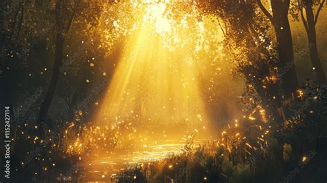 Horizontal Golden Light Line With Fade Effect Realistic Vector Illustration Set Of Glow Flare