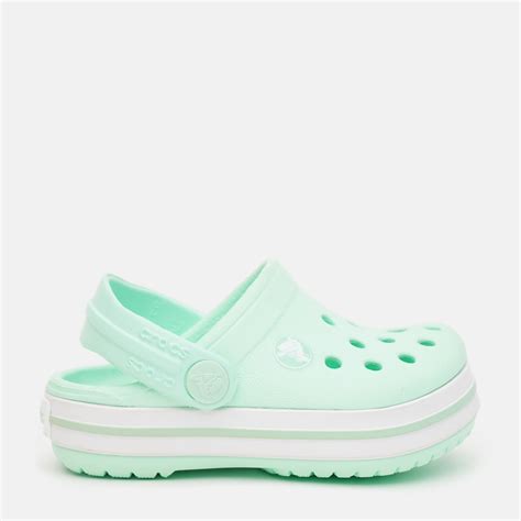 Кроксы Crocs Kids' Crocband Clog 204537-3TI_J1 31-32 Мятные ...