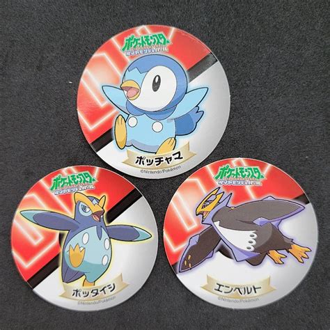 ポケモンシール ポッチャマ ポッタイシ エンペルト メルカリ